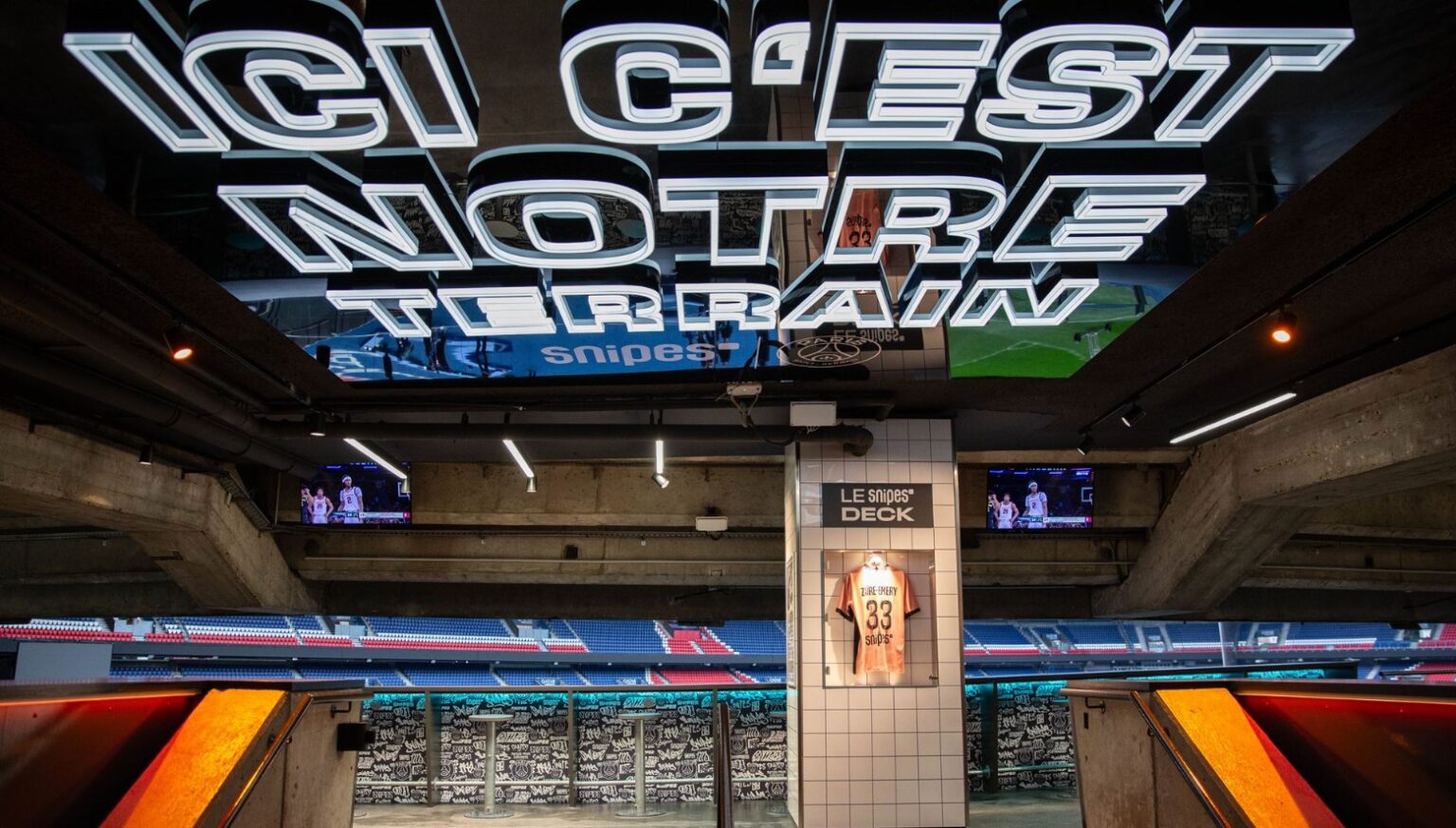 Snipes eröffnet "Le Snipes Deck" bei Paris Saint-Germain